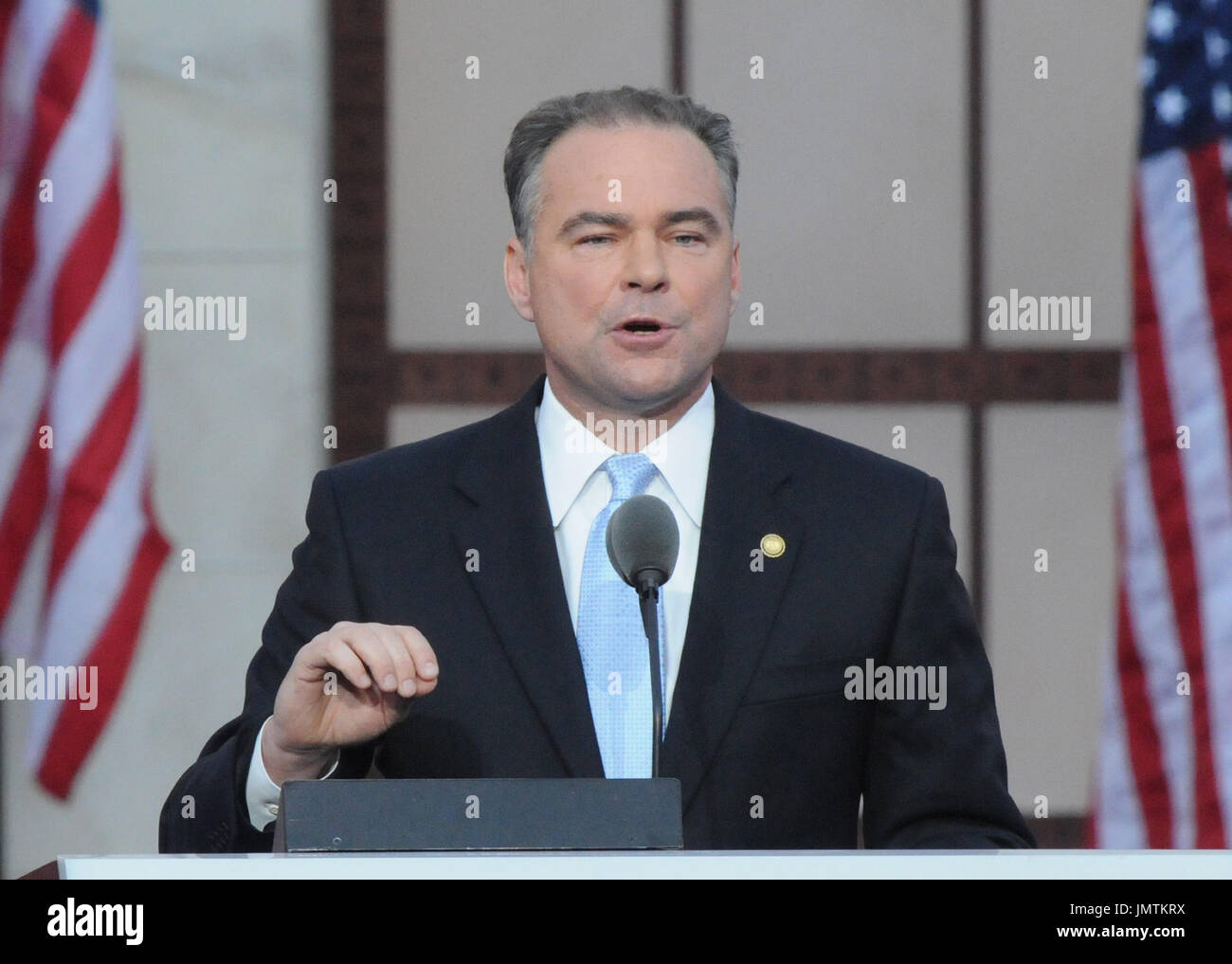 Denver, CO - August 28, 2008 -- Governor Tim Kaine of Virginia speaks ...