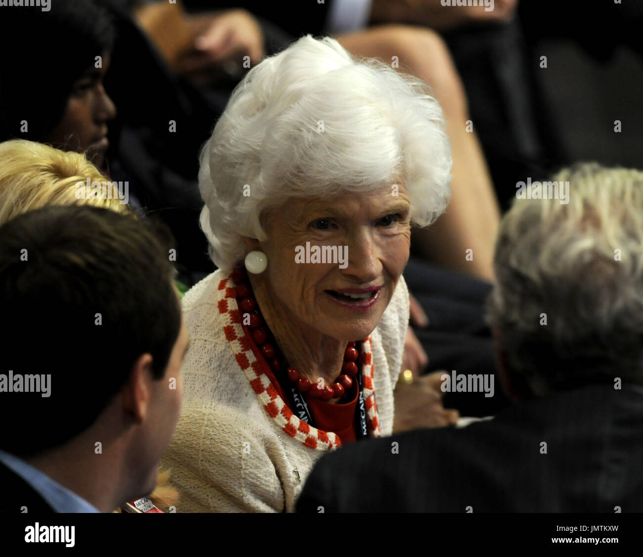 St. Paul, MN - September 1, 2008 -- Mrs. Roberta McCain, mother of ...