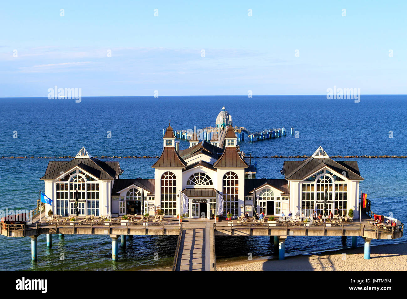 Sellin pier, Baltic Seaside Resort Sellin, Ruegen, Mecklenburg-Western ...