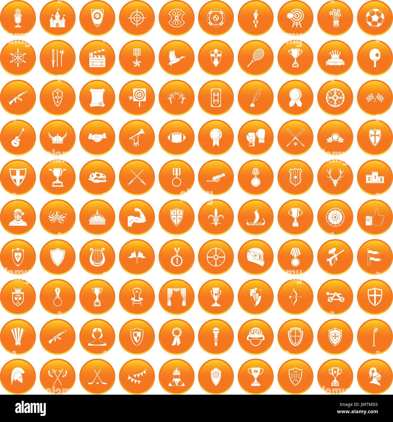 Trophy and awards icons diploma hi-res stock photography and images - Alamy