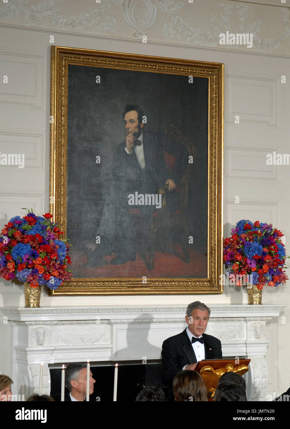 Washington, D.C. - February 24, 2008 -- United States President George ...