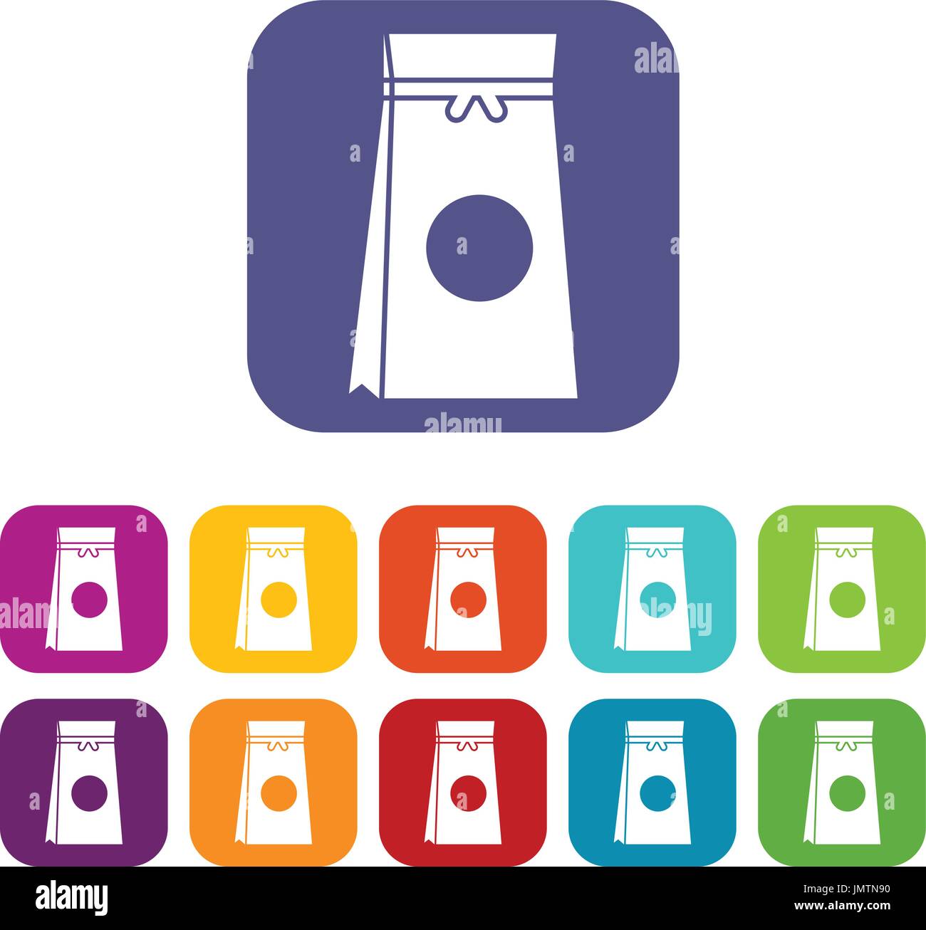 Tea packed in a paper bag icons set Stock Vector Image & Art - Alamy