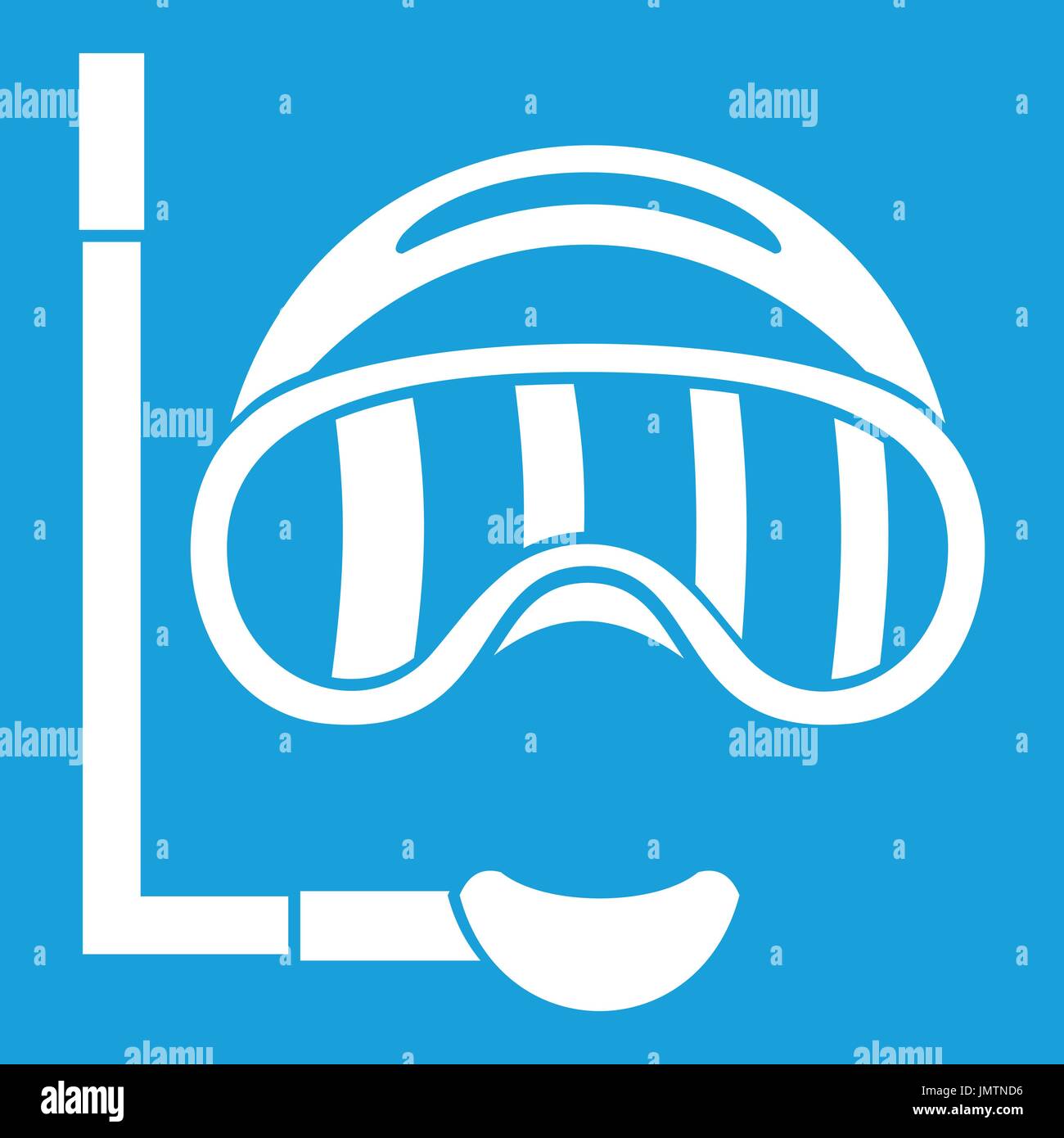 Diving mask icon white Stock Vector Image & Art - Alamy