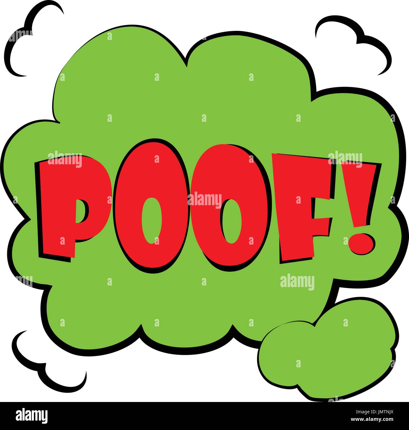 Poof comic bubble hi-res stock photography and images - Alamy