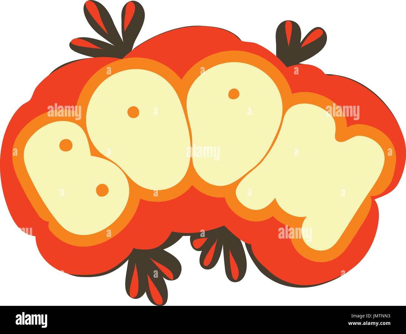 Boom explosion sound effect icon, cartoon style Stock Vector Image ...