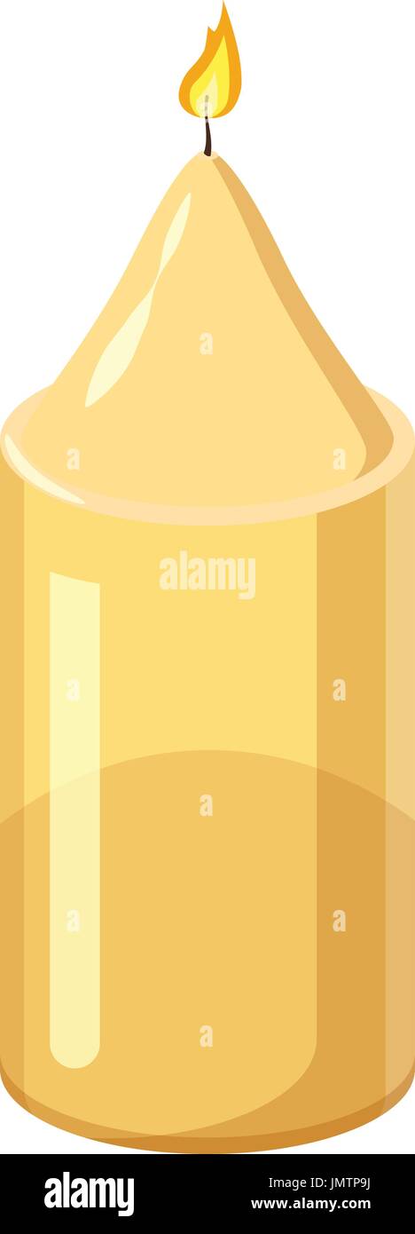 Decorative candle icon, cartoon style Stock Vector Image & Art - Alamy