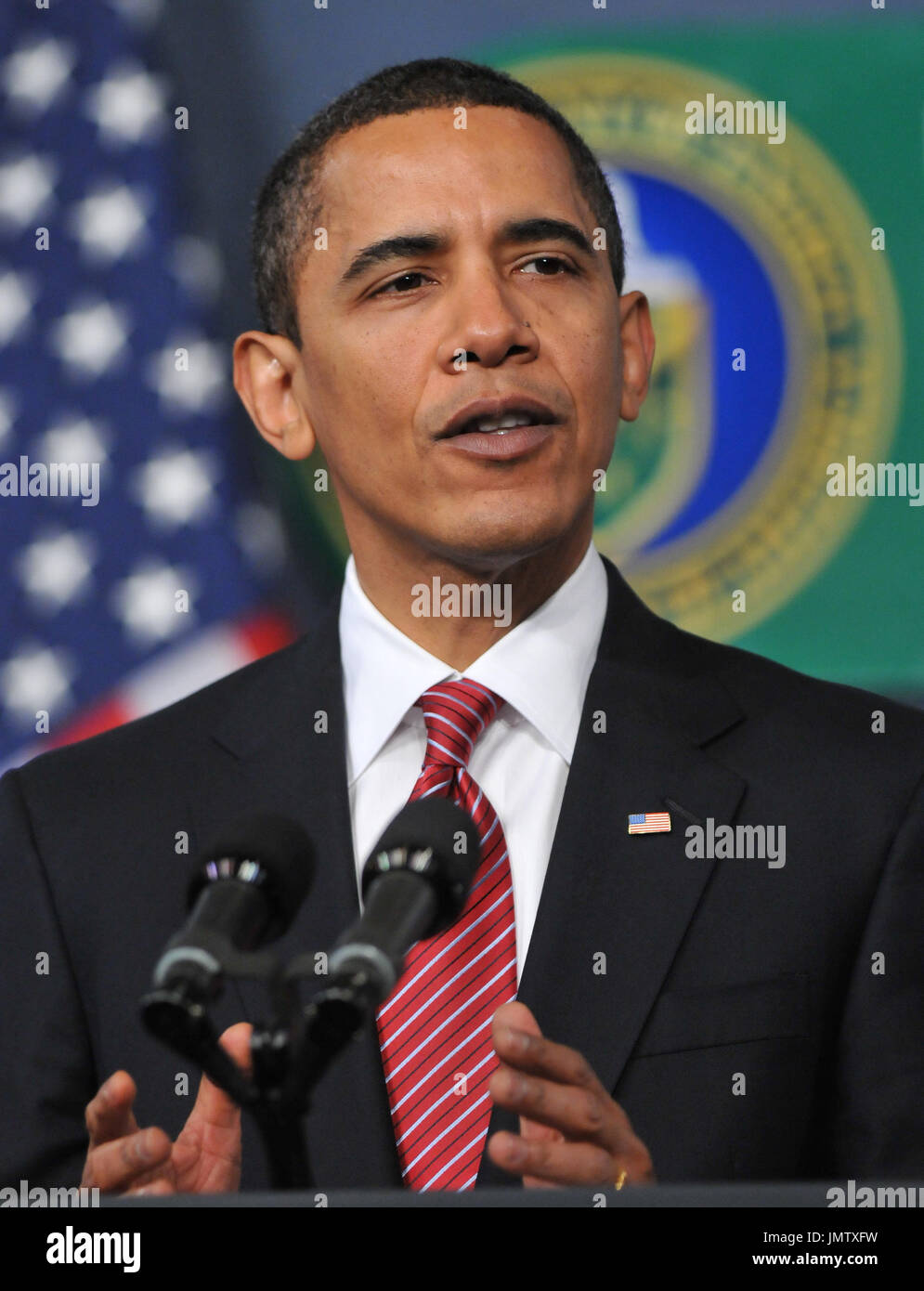 Washington, D.C. - February 5, 2009 -- United States President Barack ...