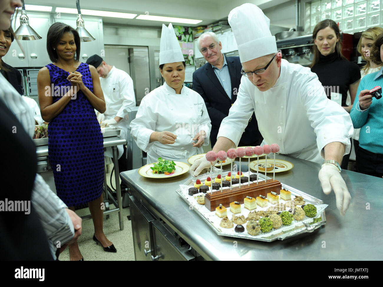 Washington, DC - February 22, 2009 -- White House Pastry Chef Bill ...
