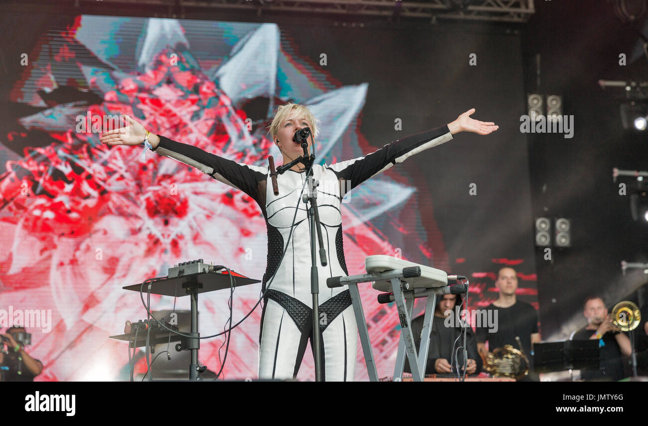 KIEV, UKRAINE - JUNE 29, 2017: Popular Ukrainian experimental electro ...