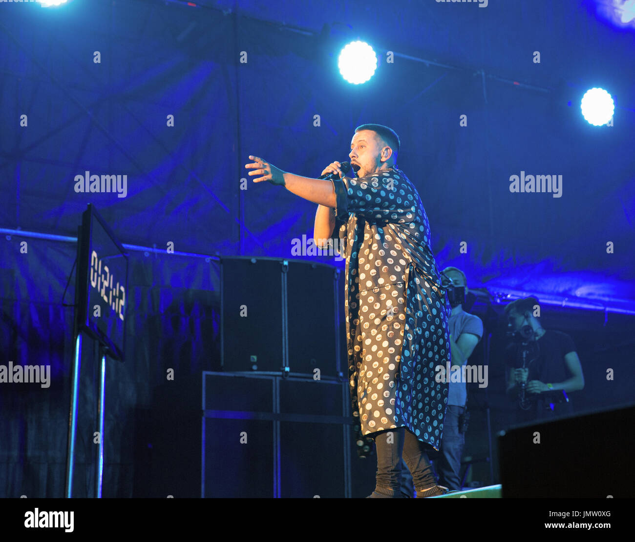 KIEV, UKRAINE - JULY 02, 2017: Popular Ukrainian singer and songwriter ...