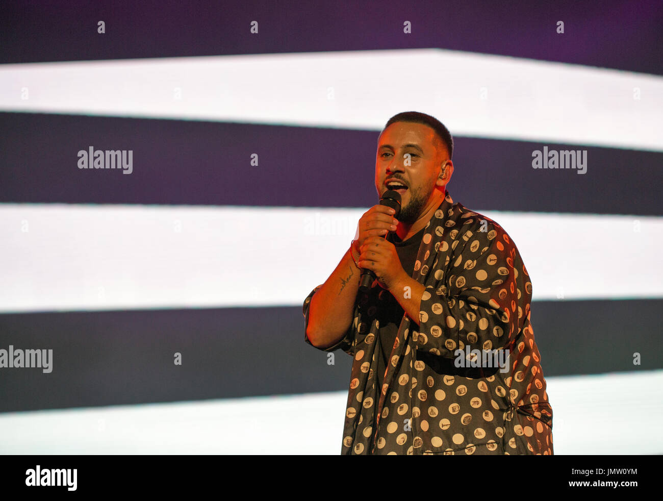 KIEV, UKRAINE - JULY 02, 2017: Popular Ukrainian singer and songwriter ...