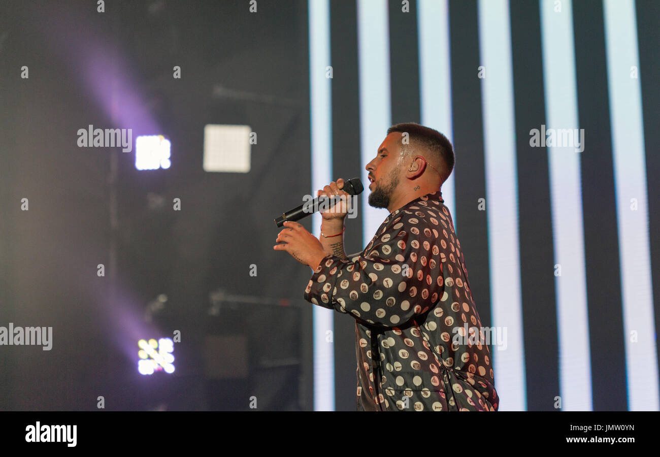 KIEV, UKRAINE - JULY 02, 2017: Popular Ukrainian singer and songwriter ...