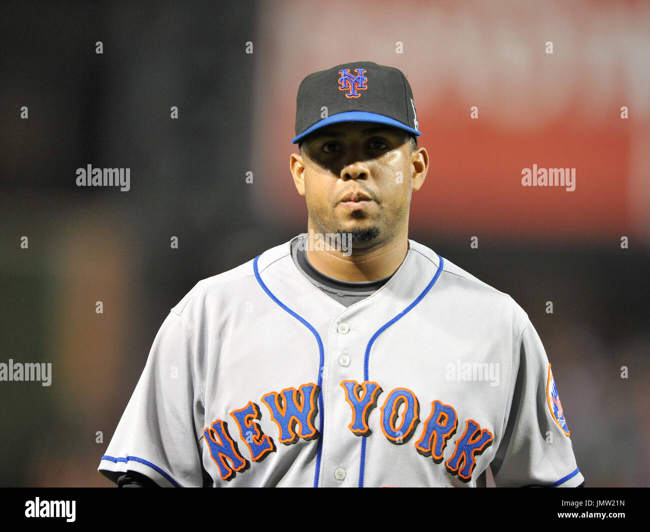 Baltimore, MD - June 18, 2009 -- New York Mets pitcher Francisco ...