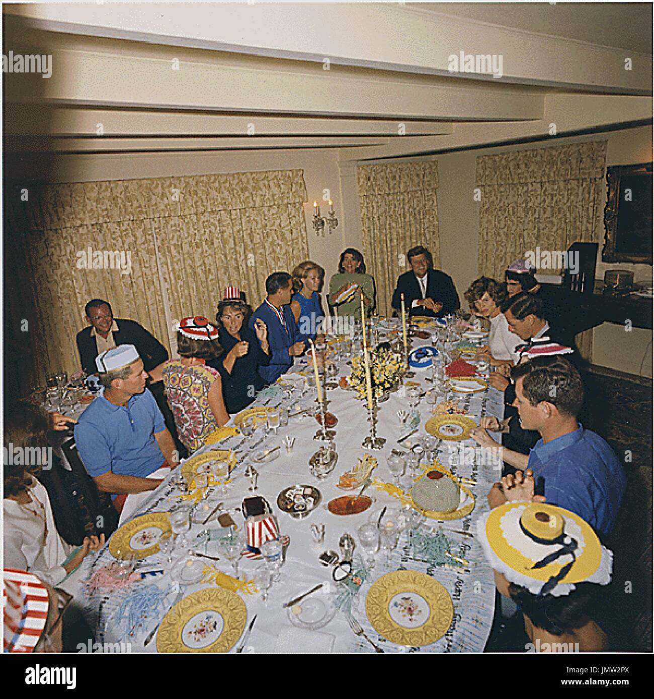 Hyannisport, MA - (FILE) -- Party for Ambassador Joseph P. Kennedy's ...