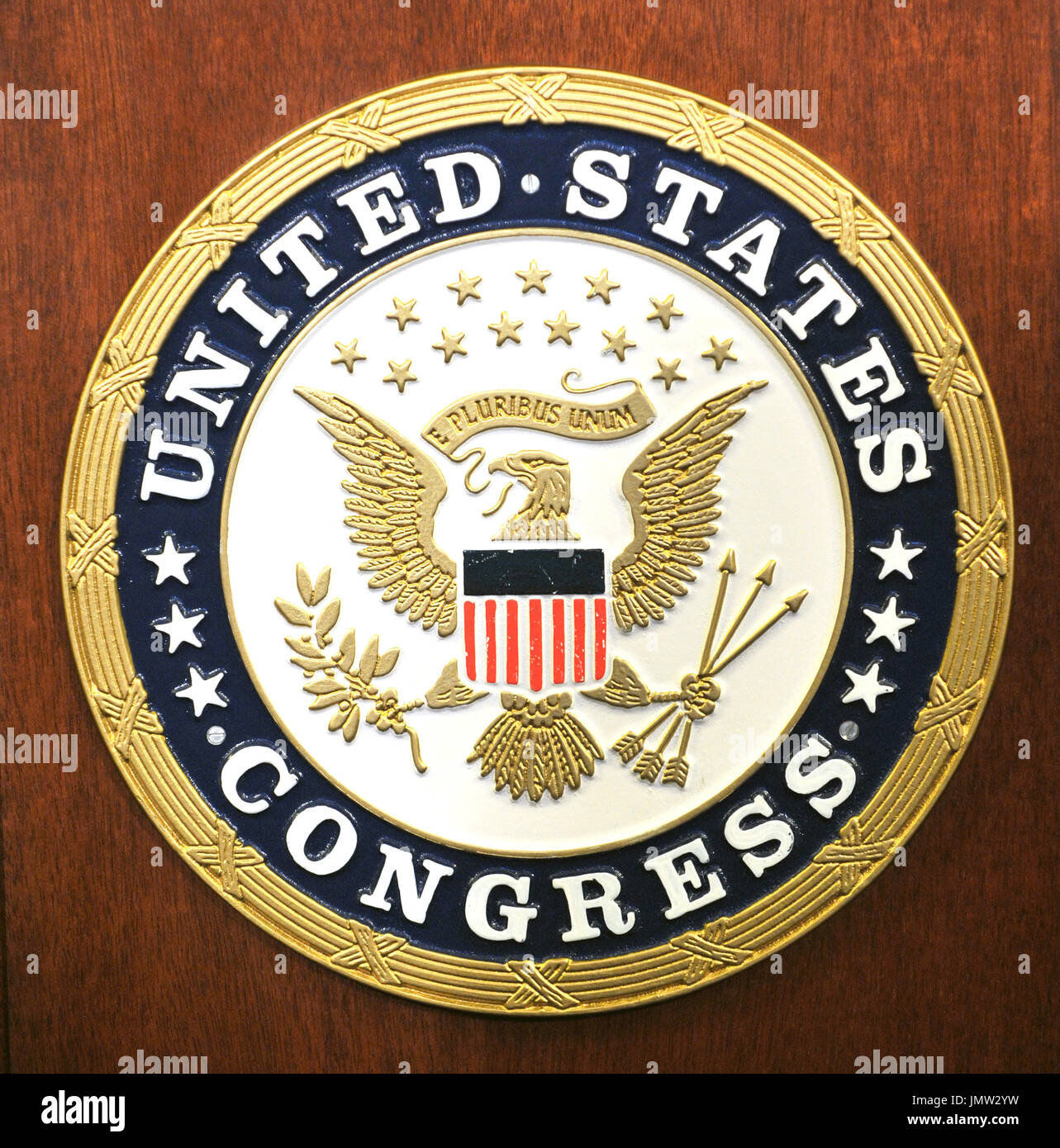 Washington, DC - July 14, 2009 -- Logo of the United States Congress on ...