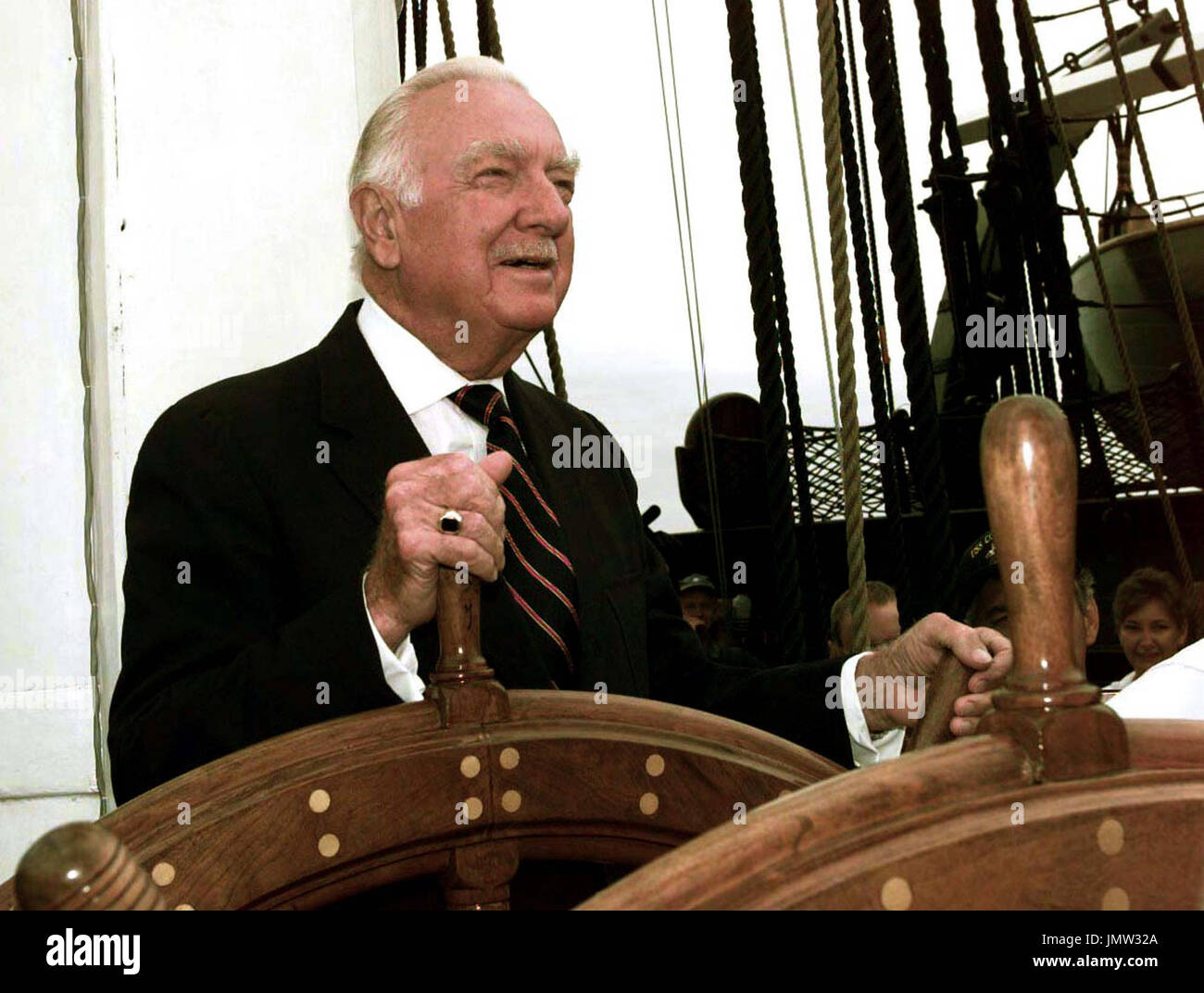 Marblehead, MA - (FILE) -- Retired CBS News anchor Mr. Walter Cronkite ...