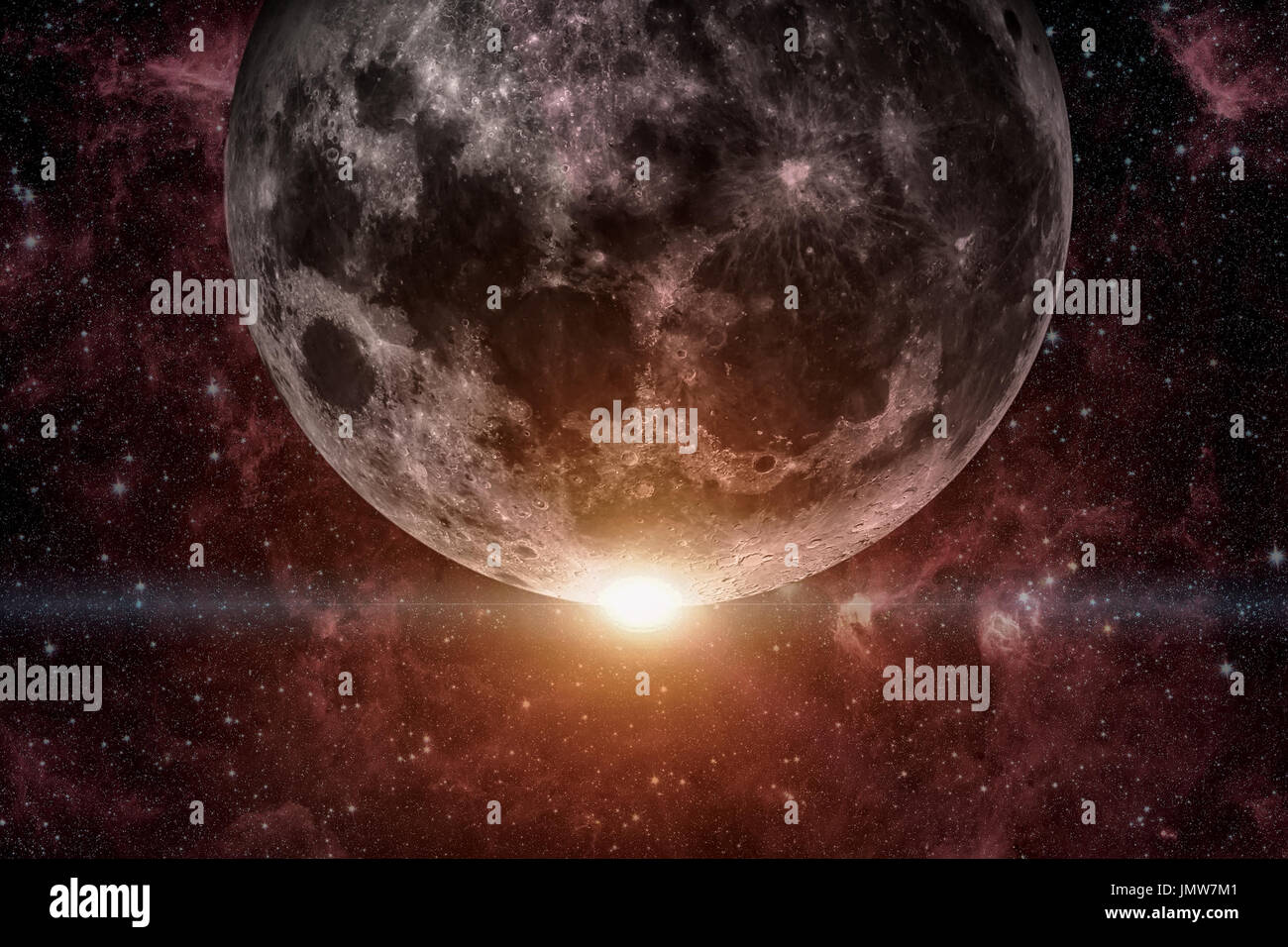 Solar System - Earths Moon. The Moon is Earth's only natural satellite ...