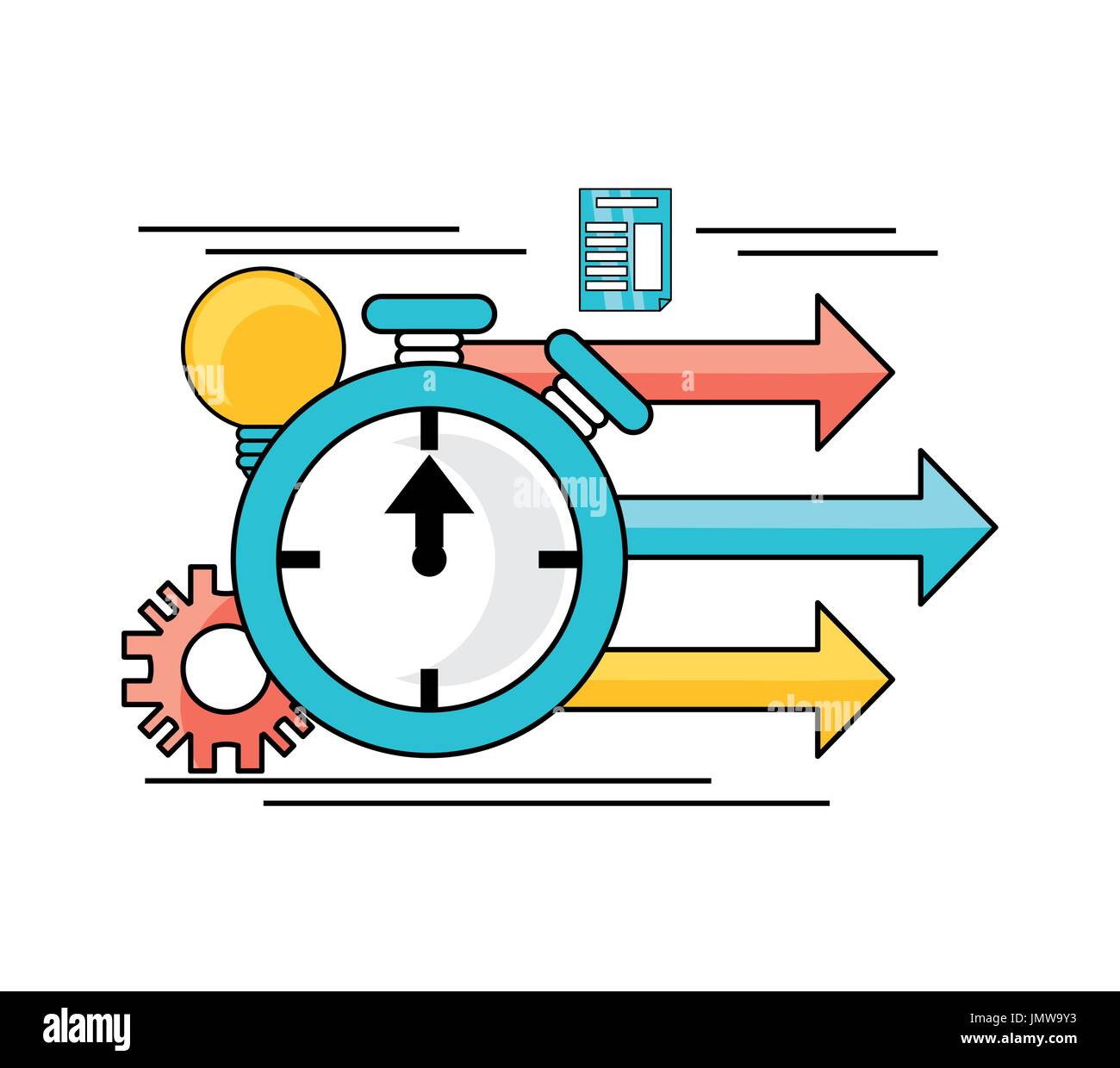 development process and social teamwork data Stock Vector Image & Art ...