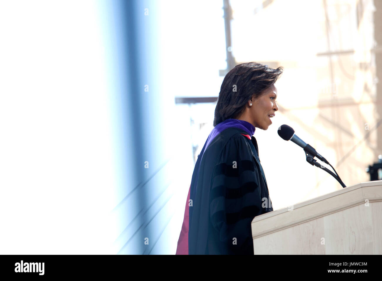 Merced, CA - May 16, 2009 -- First lady Michelle Obama delivers the ...