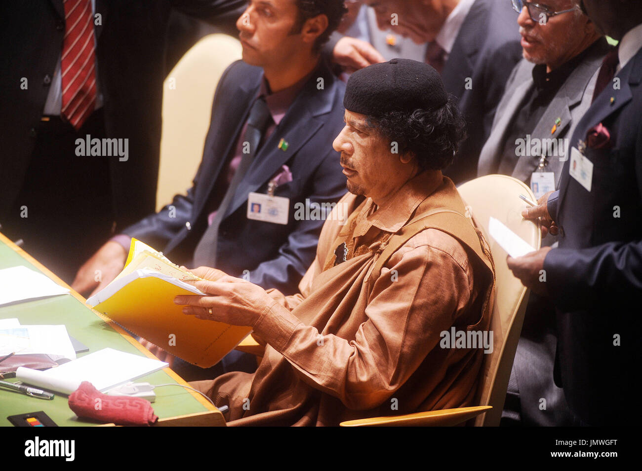 New York, NY - September 23, 2009 -- Revolutionary Leader Colonel ...