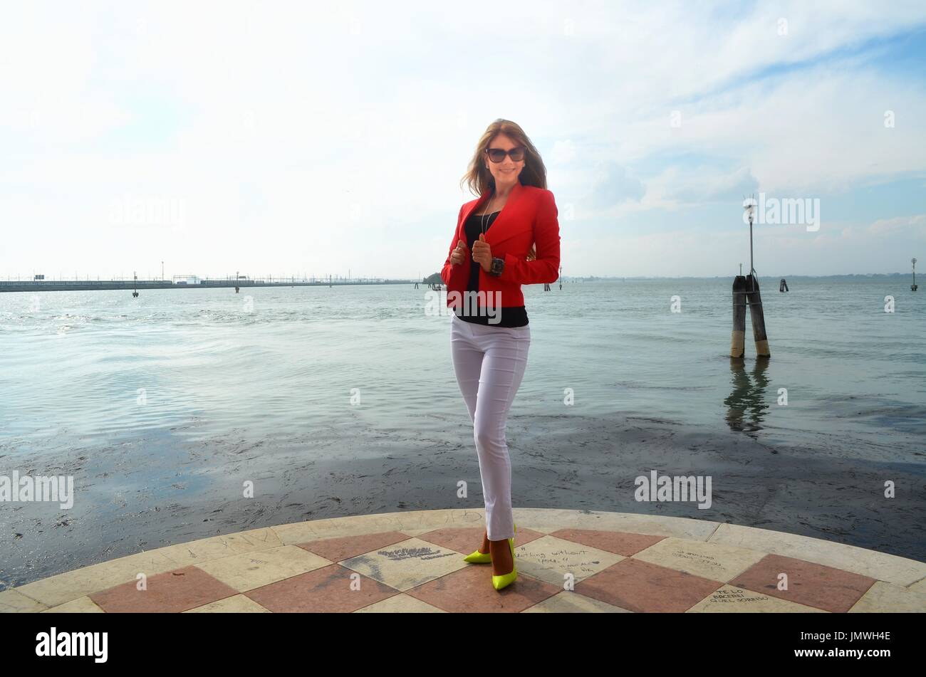 Pretty green fashion jacket hi-res stock photography and images - Alamy
