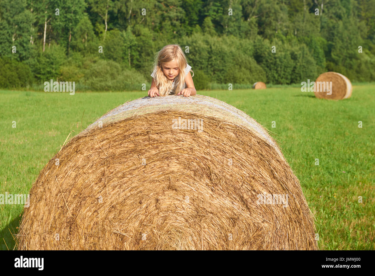 Children Playing In Hay Bale High Resolution Stock Photography and ...