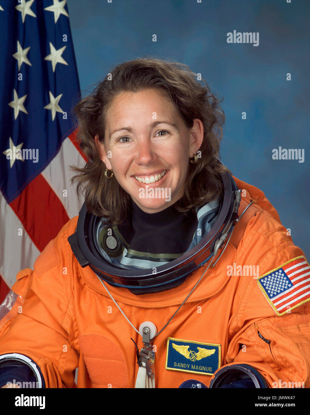 Houston, TX - (FILE) -- Portrait of Astronaut Sandra H. Magnus, flight ...