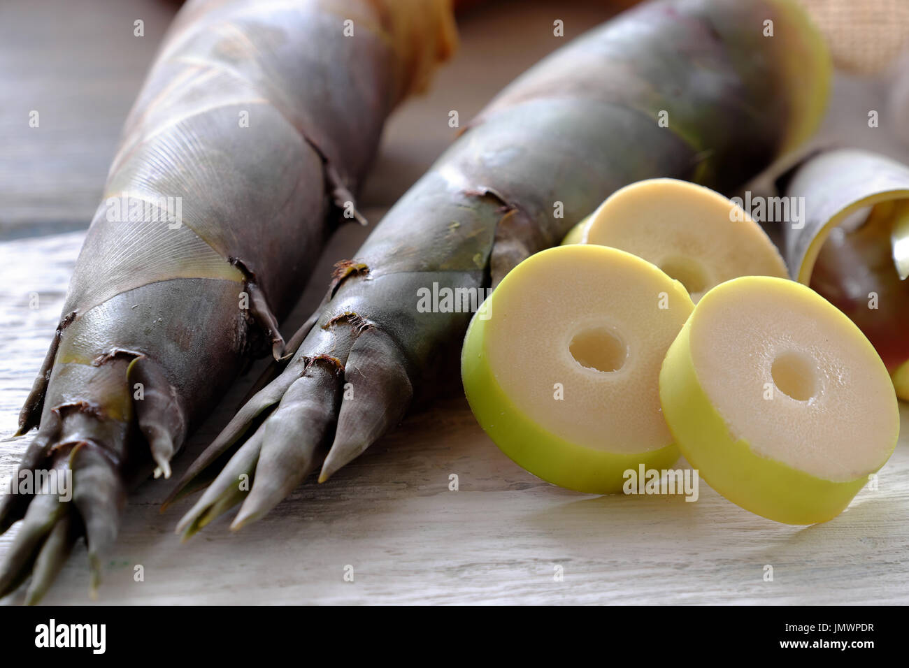 Cut bamboo shoots hi-res stock photography and images - Alamy