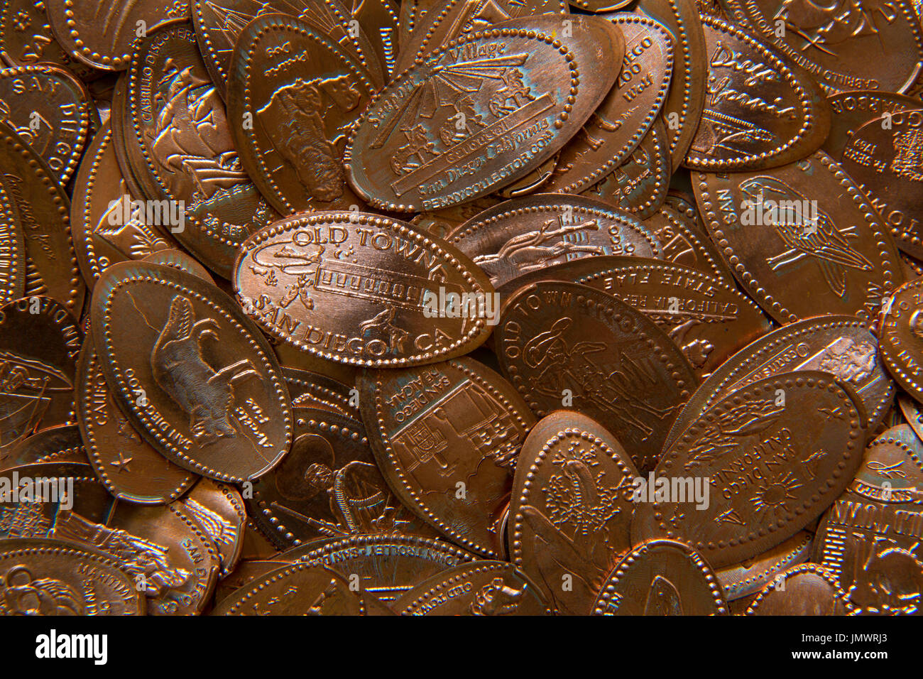 Pennies collection hi-res stock photography and images - Alamy