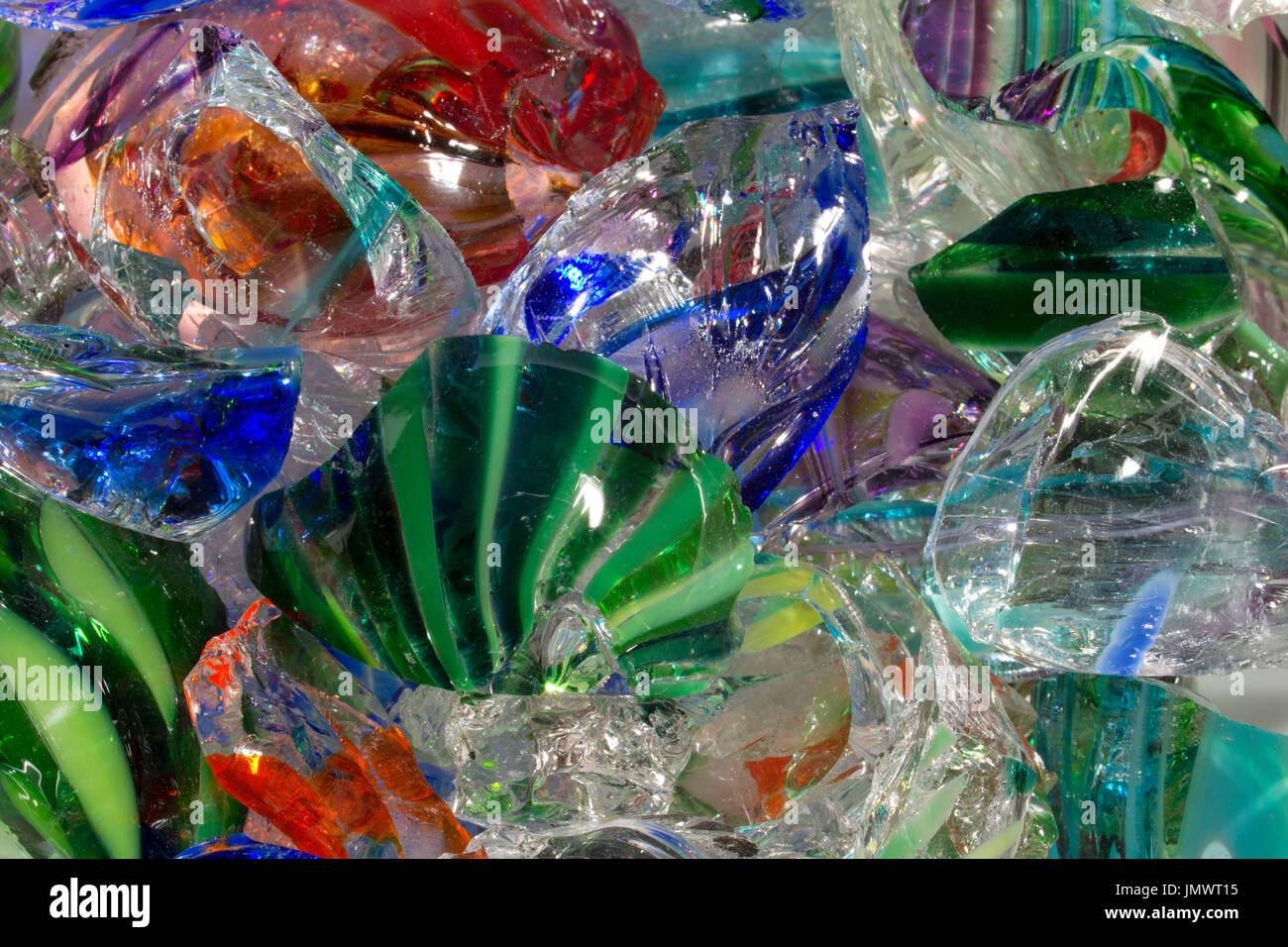 Glass shards, Oregon Stock Photo - Alamy