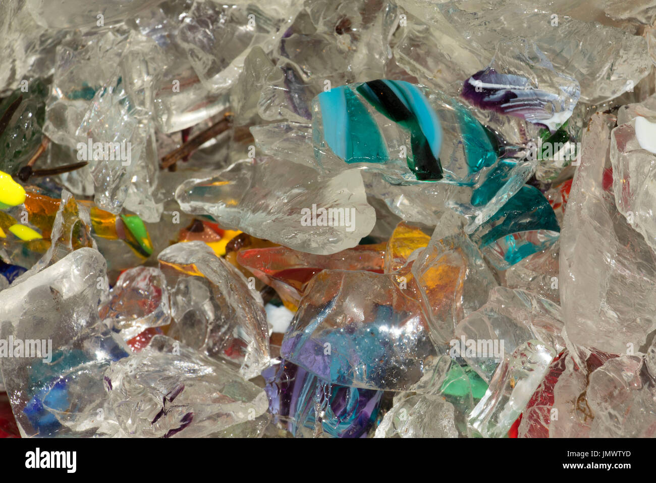 Glass shards, Oregon Stock Photo - Alamy