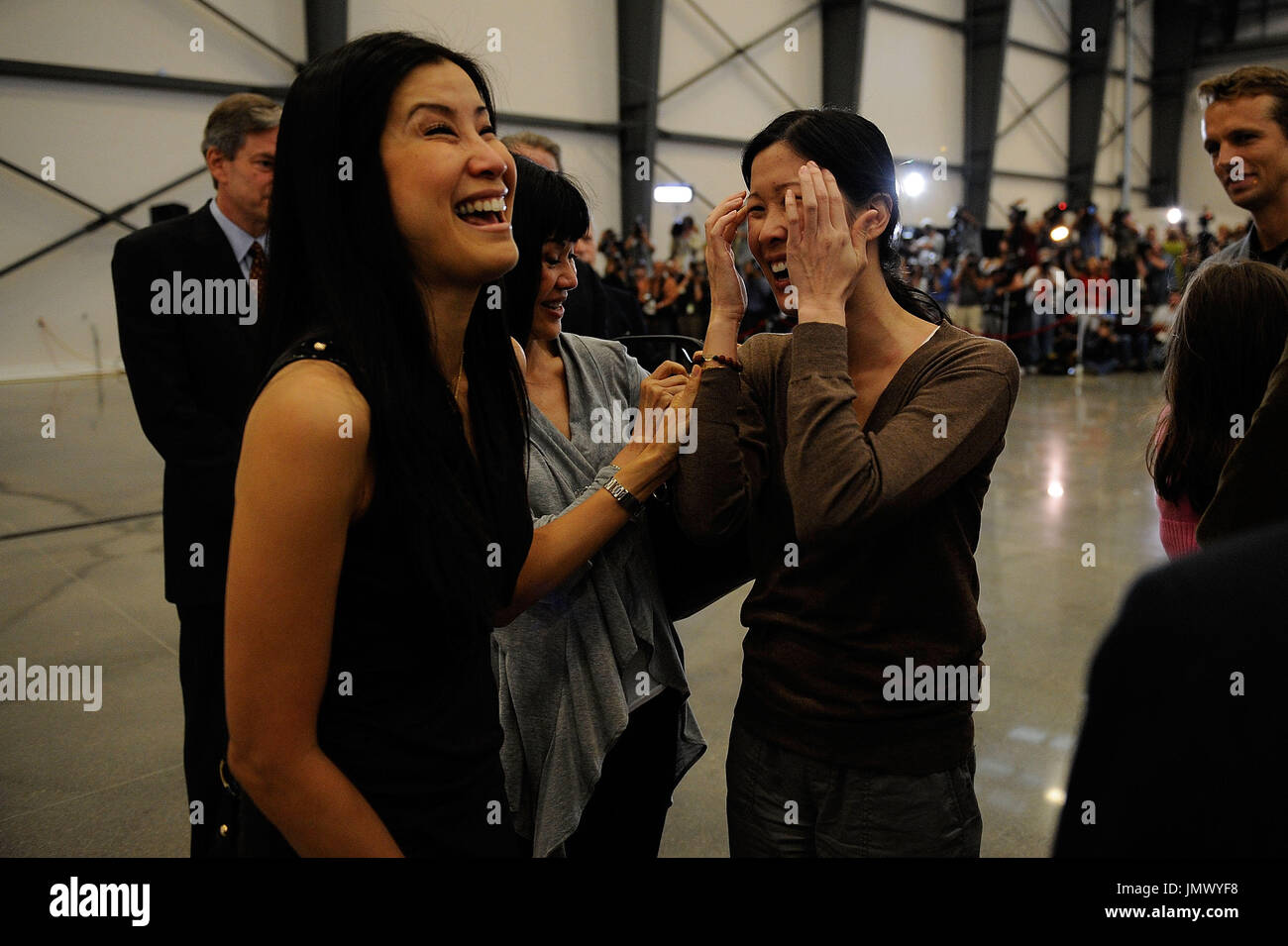 Burbank, CA - August 5, 2009 -- (L-R) Journalist Lisa Ling smiles as ...