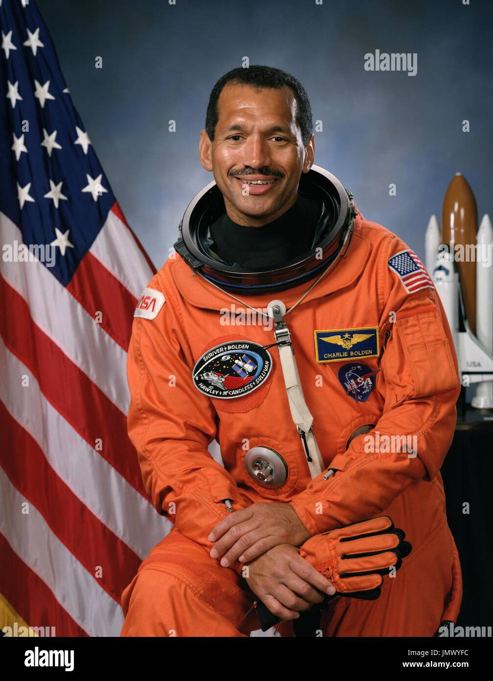 Washington, DC - (FILE) -- Astronaut portrait of General Charles Bolden ...