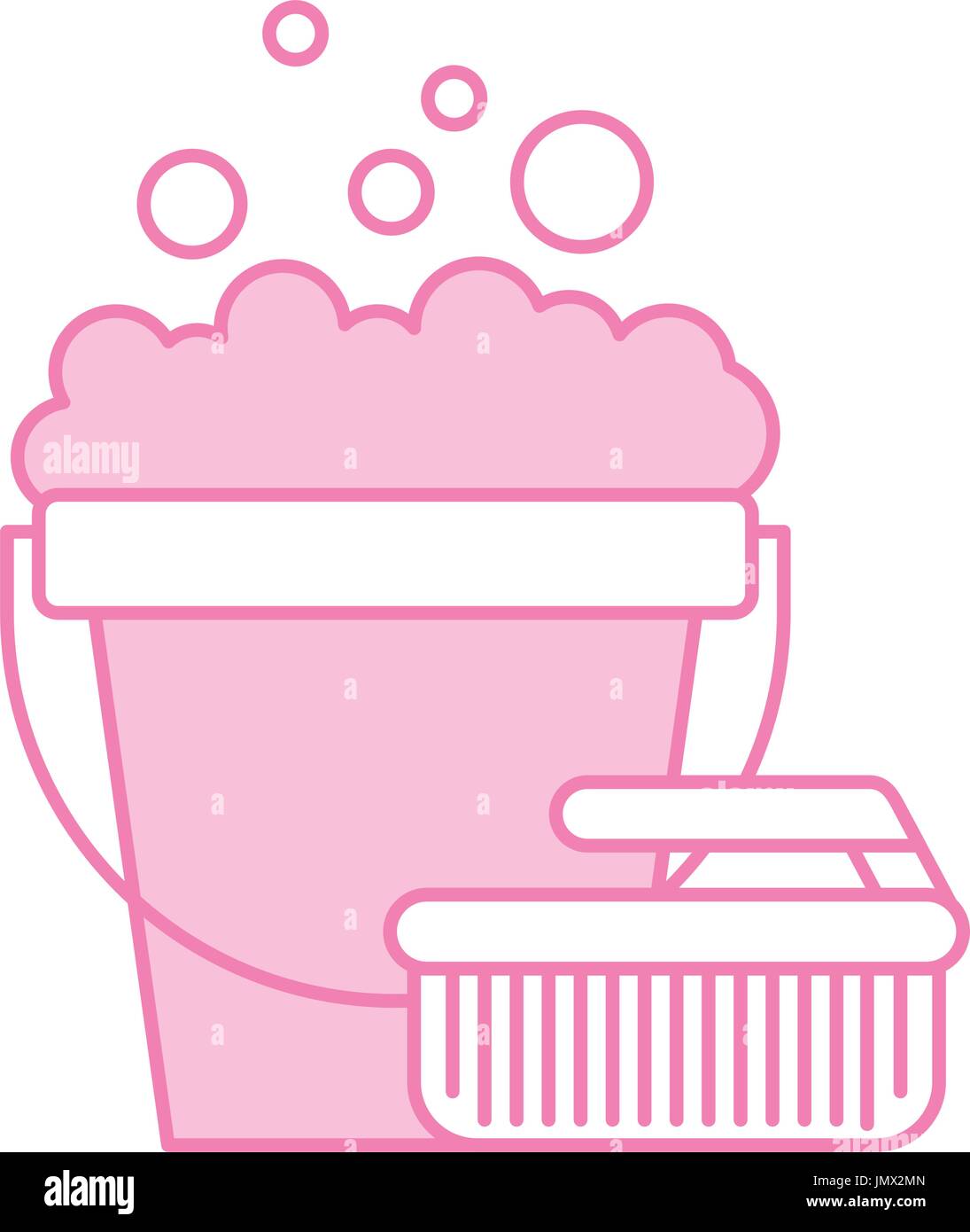 laundry bucket with foam Stock Vector Image & Art - Alamy