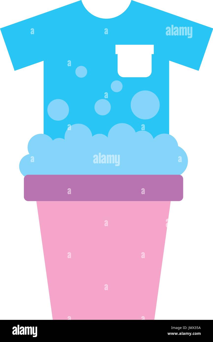 Washing garments Stock Vector Images - Alamy