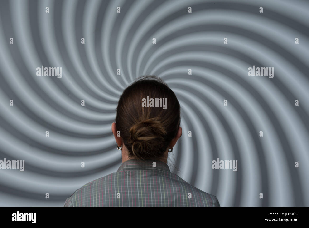 Optical Illusion Park of the senses in germany Stock Photo - Alamy