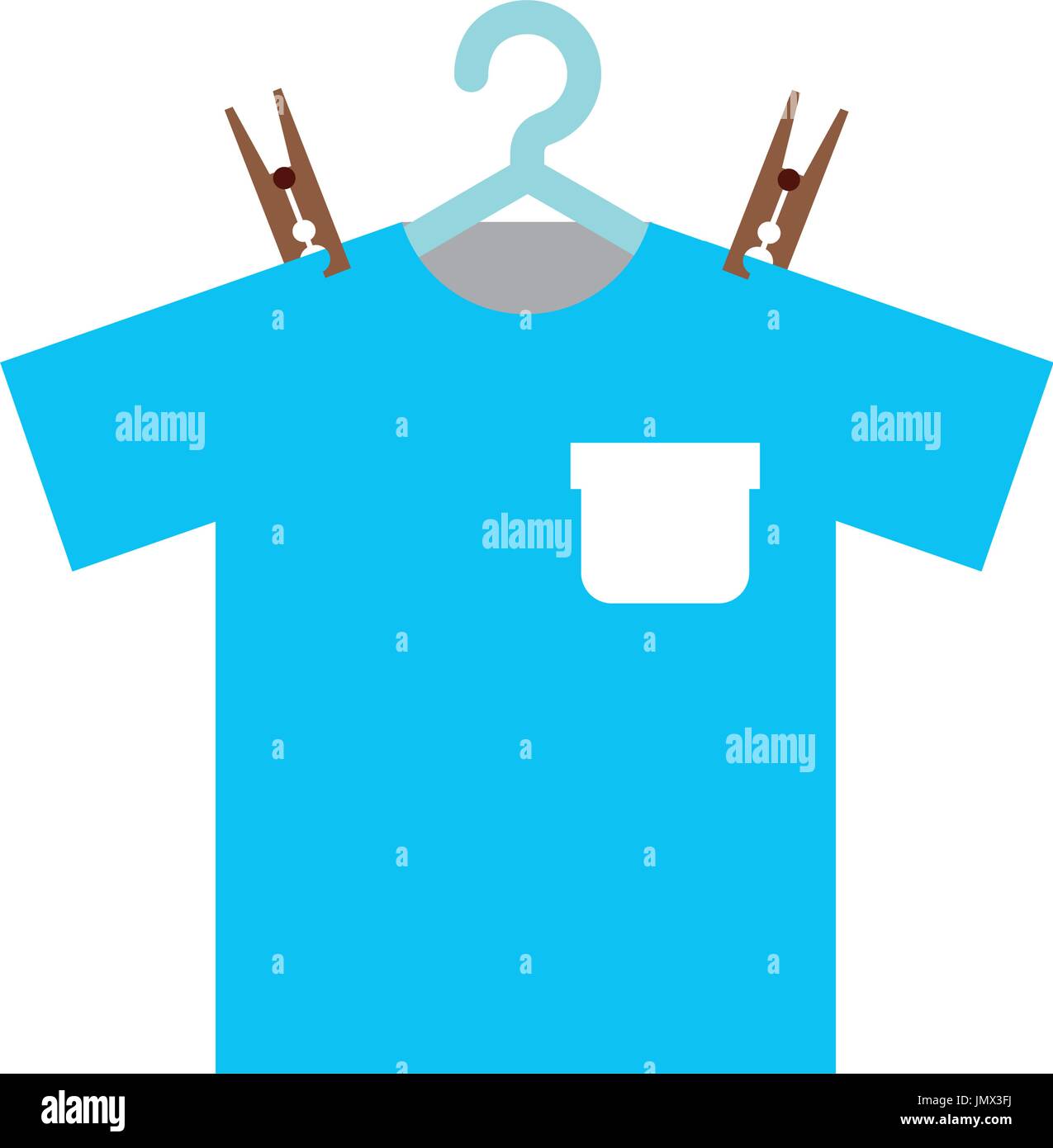 Laundry garments hanging icon Stock Vector Image & Art - Alamy