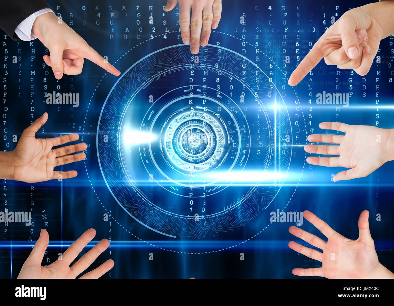 People around table meeting circle hi-res stock photography and images ...