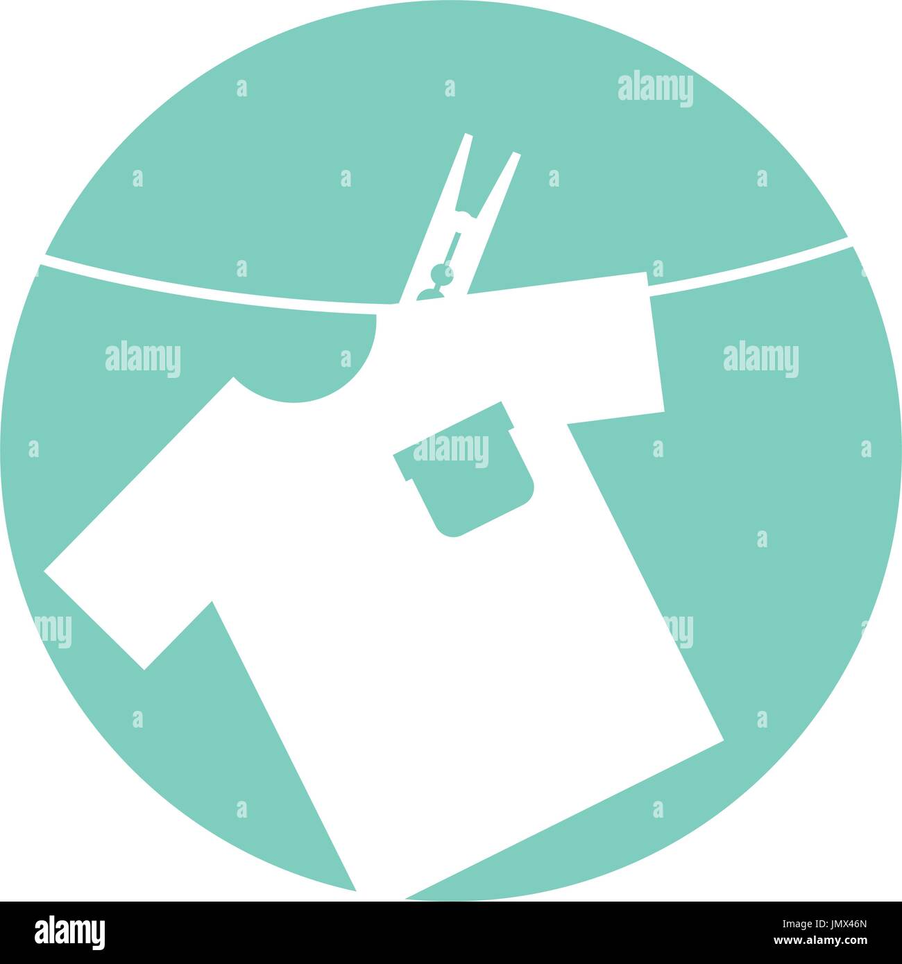 Laundry garments hanging icon Stock Vector Image & Art - Alamy