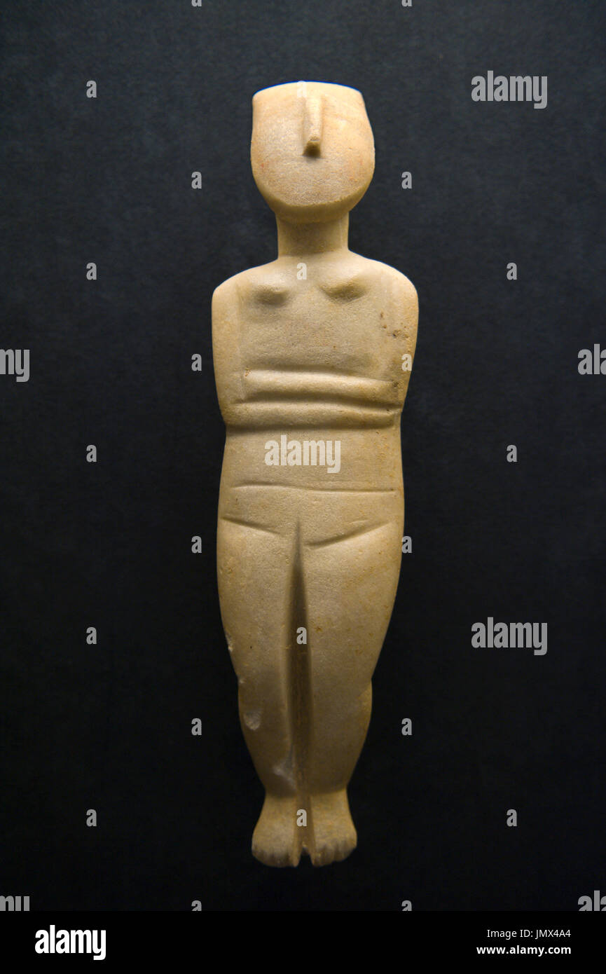 Cycladic art hi-res stock photography and images - Alamy
