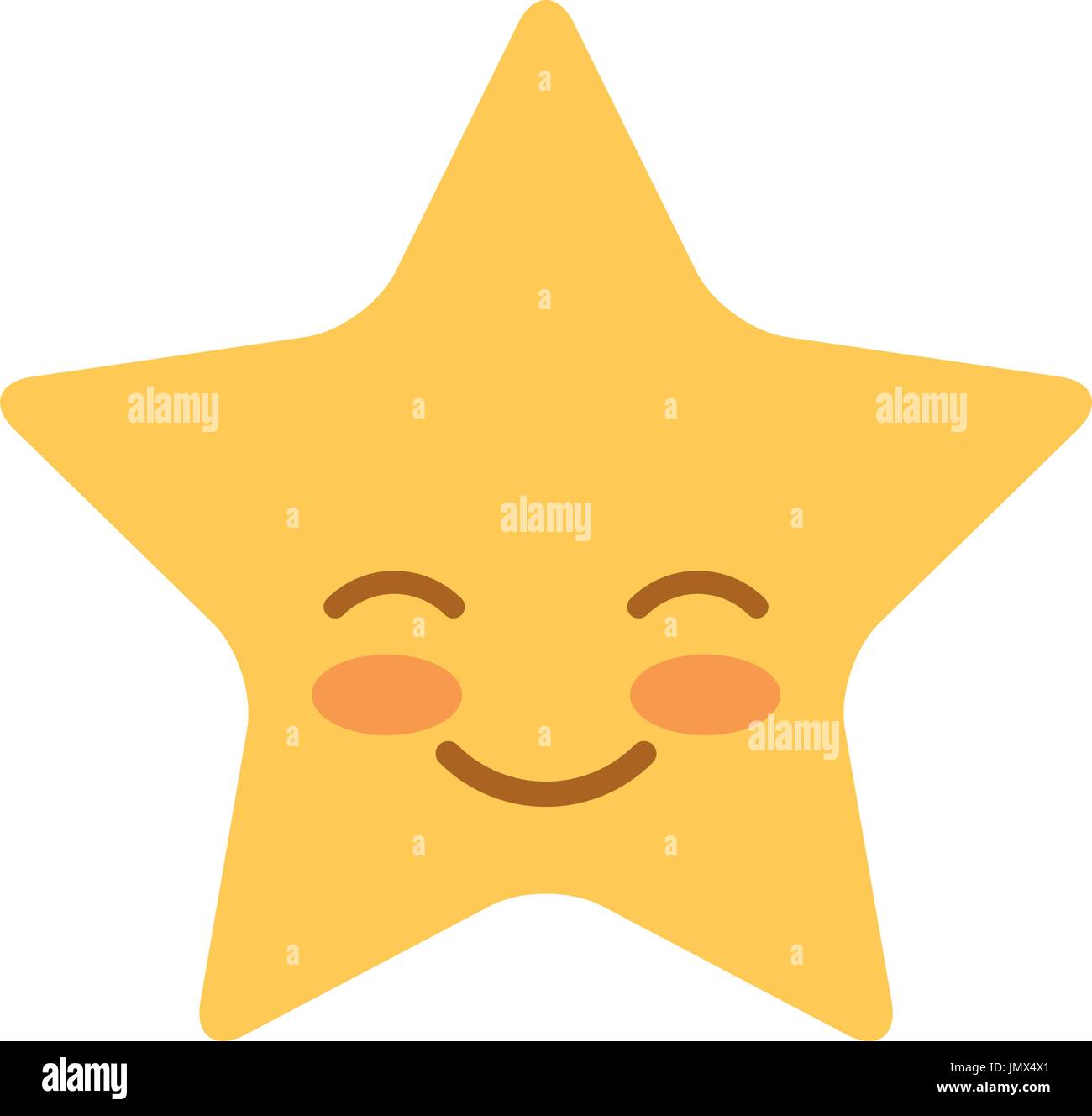 cute stars kawaii character Stock Vector Image & Art - Alamy