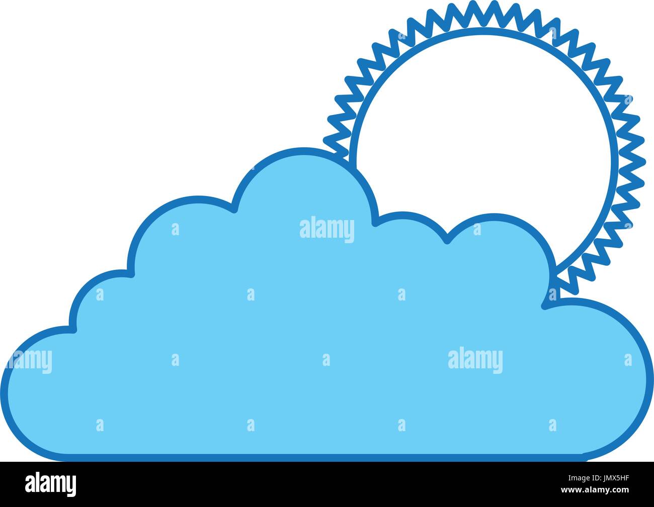cloud sky with sun Stock Vector Image & Art - Alamy