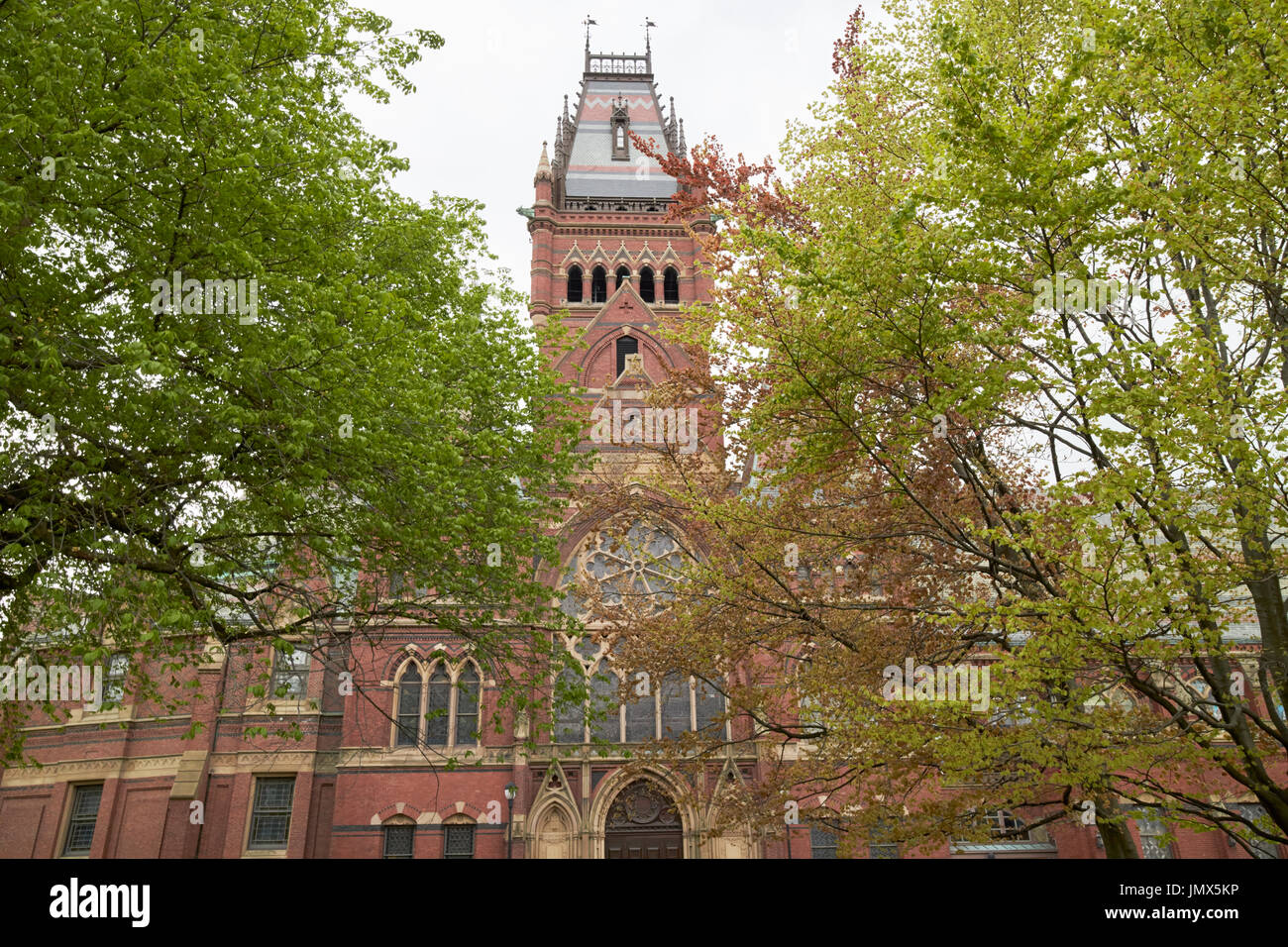 Harvard university boston memorial hall hi-res stock photography and ...