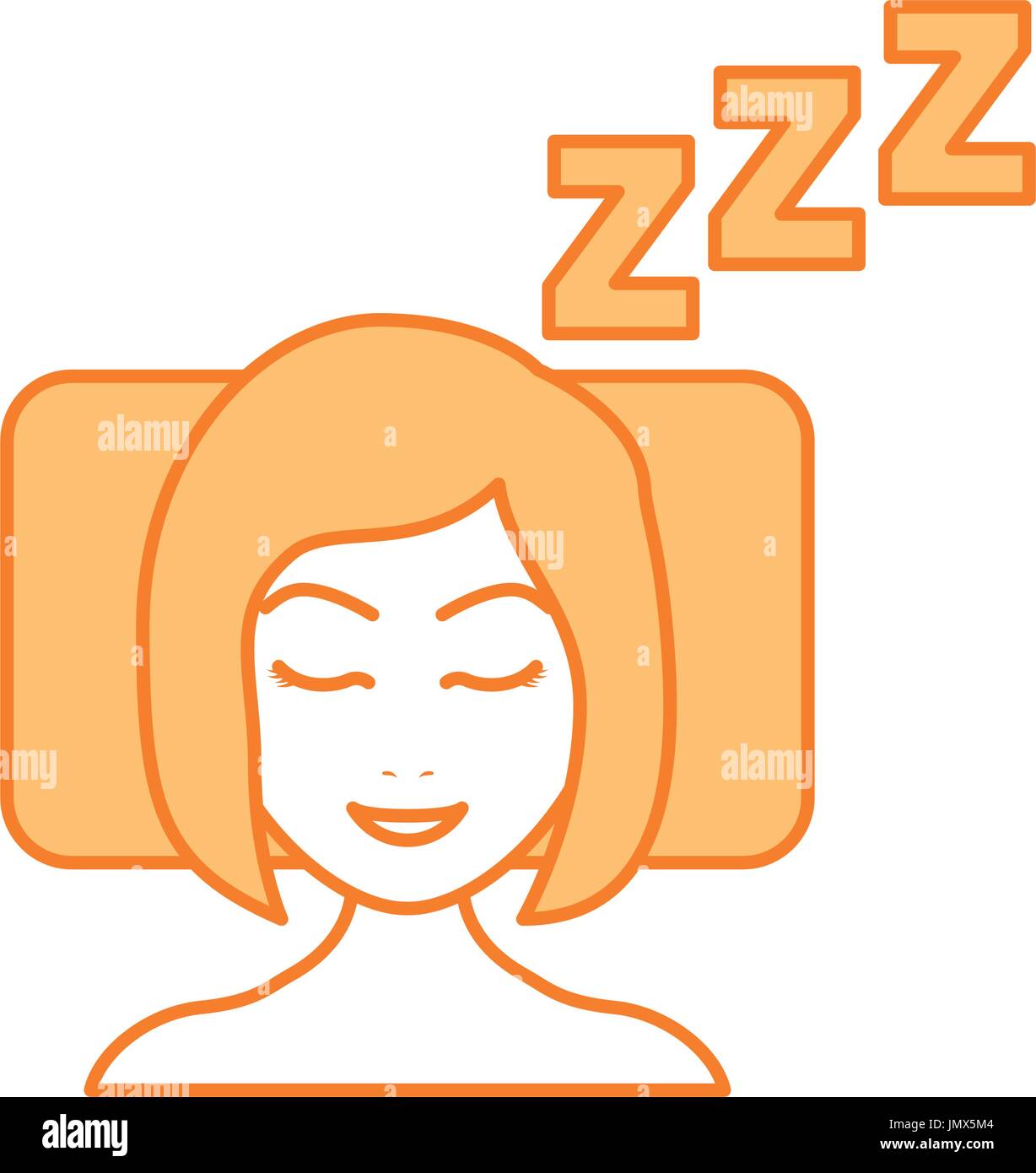 Sleeping woman avatar icon Stock Vector Image & Art - Alamy
