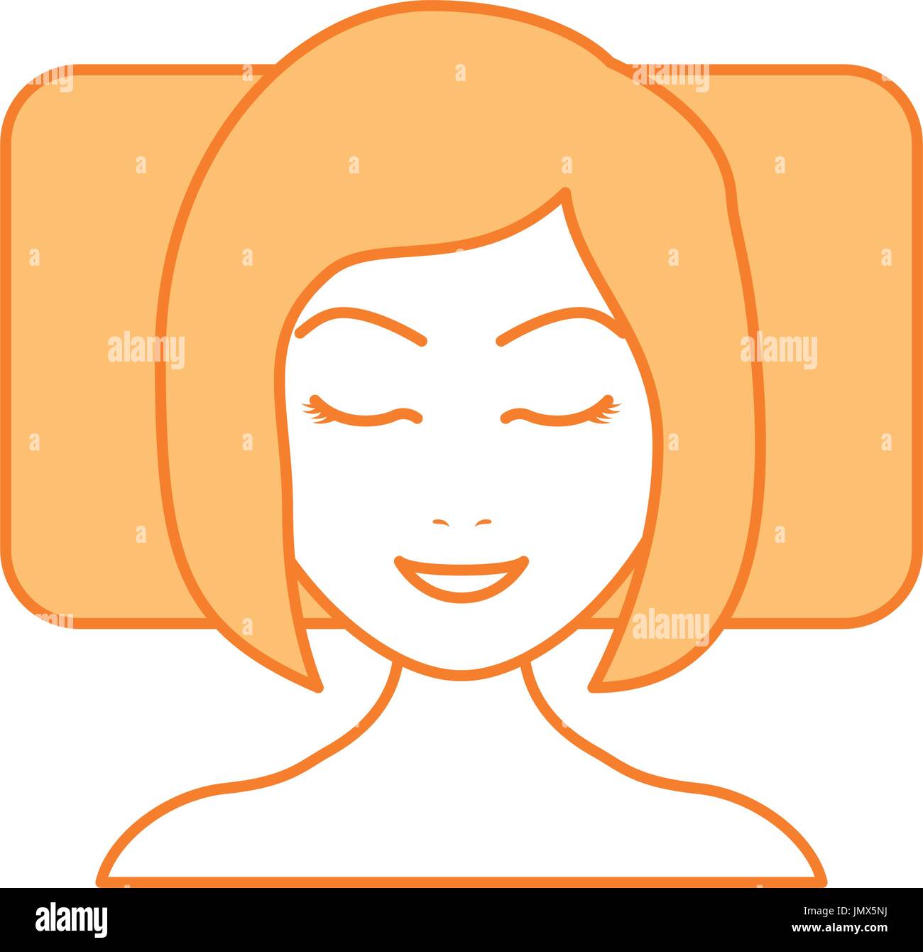 Sleeping woman avatar icon Stock Vector Image & Art - Alamy