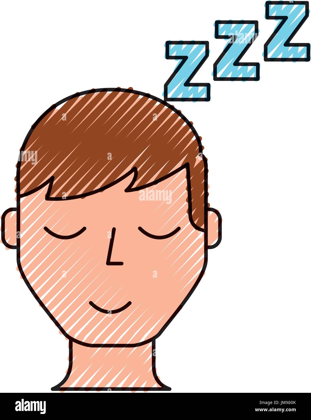 Sleeping man avatar icon Stock Vector Image & Art - Alamy