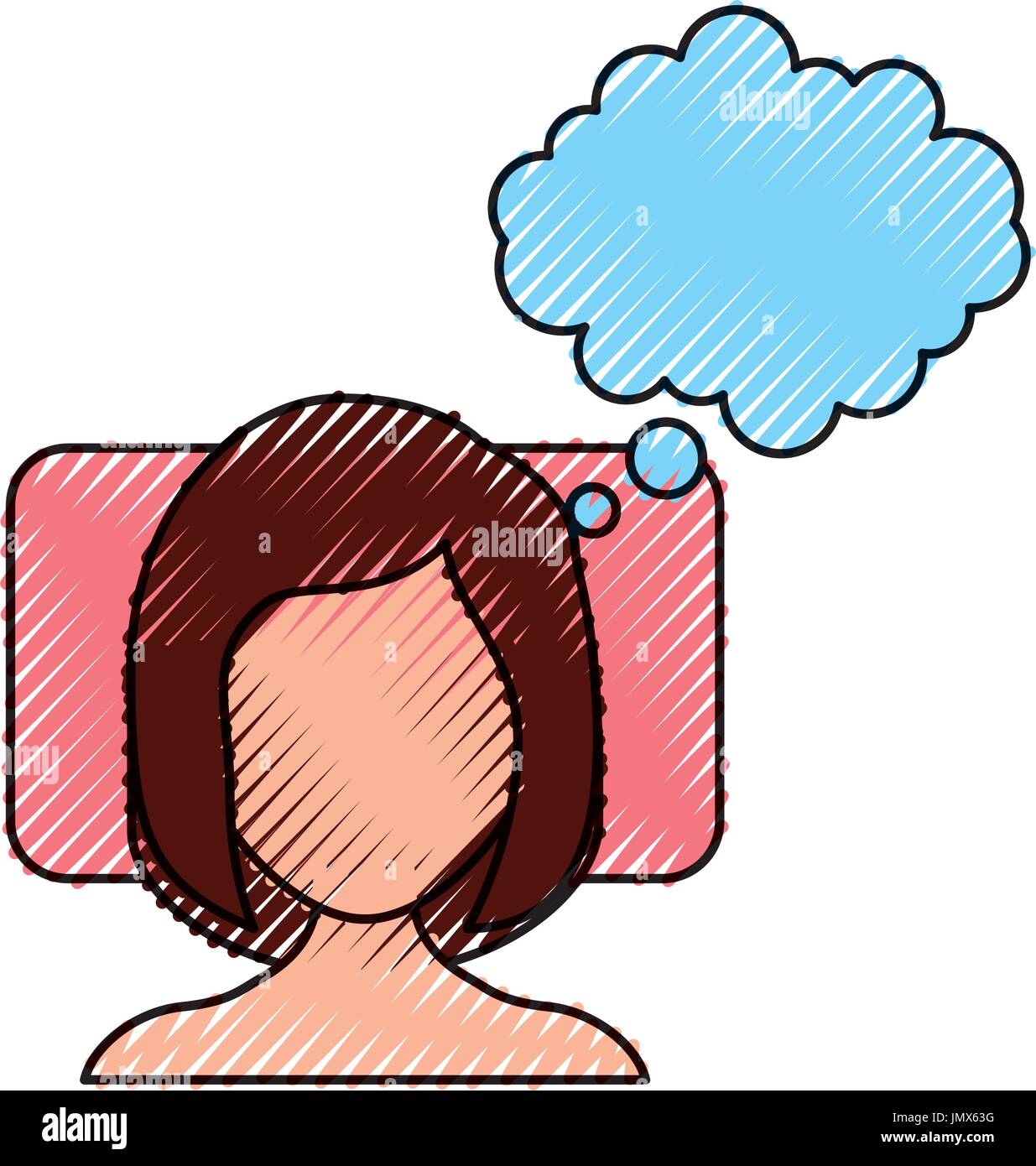 Sleeping woman avatar icon Stock Vector Image & Art - Alamy