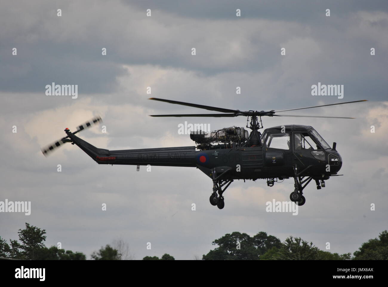 westland wasp navy helicopter at shuttleworth fly navy airshow Stock ...