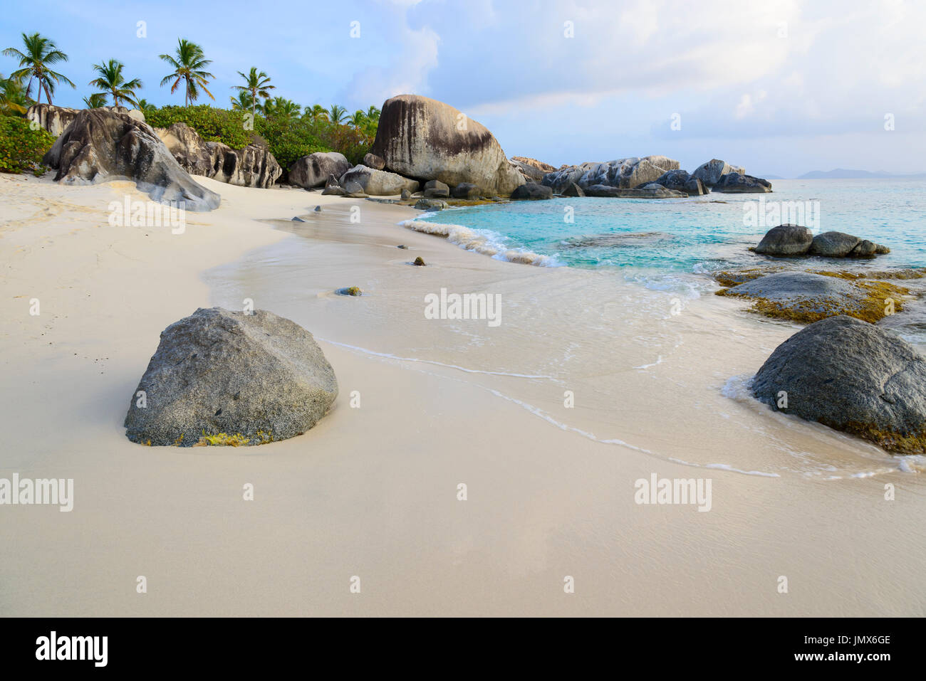 Spring Bay with boulder by The Baths, The Baths, Spring Bay, Virgin ...