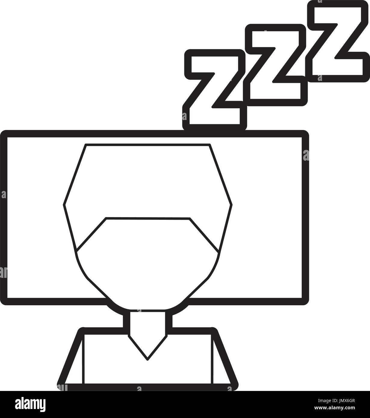 Sleeping man avatar icon Stock Vector Image & Art - Alamy